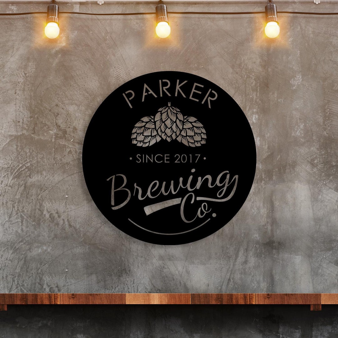 Custom Business Logo Metal Sign, Custom Business Sign Laser Cut, Custom ...