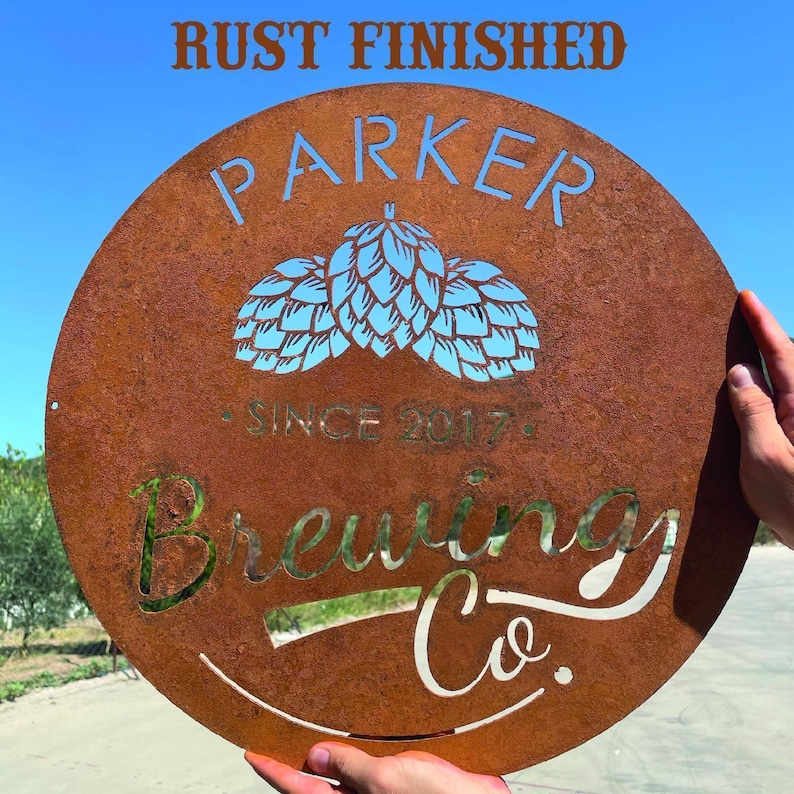 Custom Metal Ranch Sign, Ranch House Gift, Personalized Farm Name Sign ...