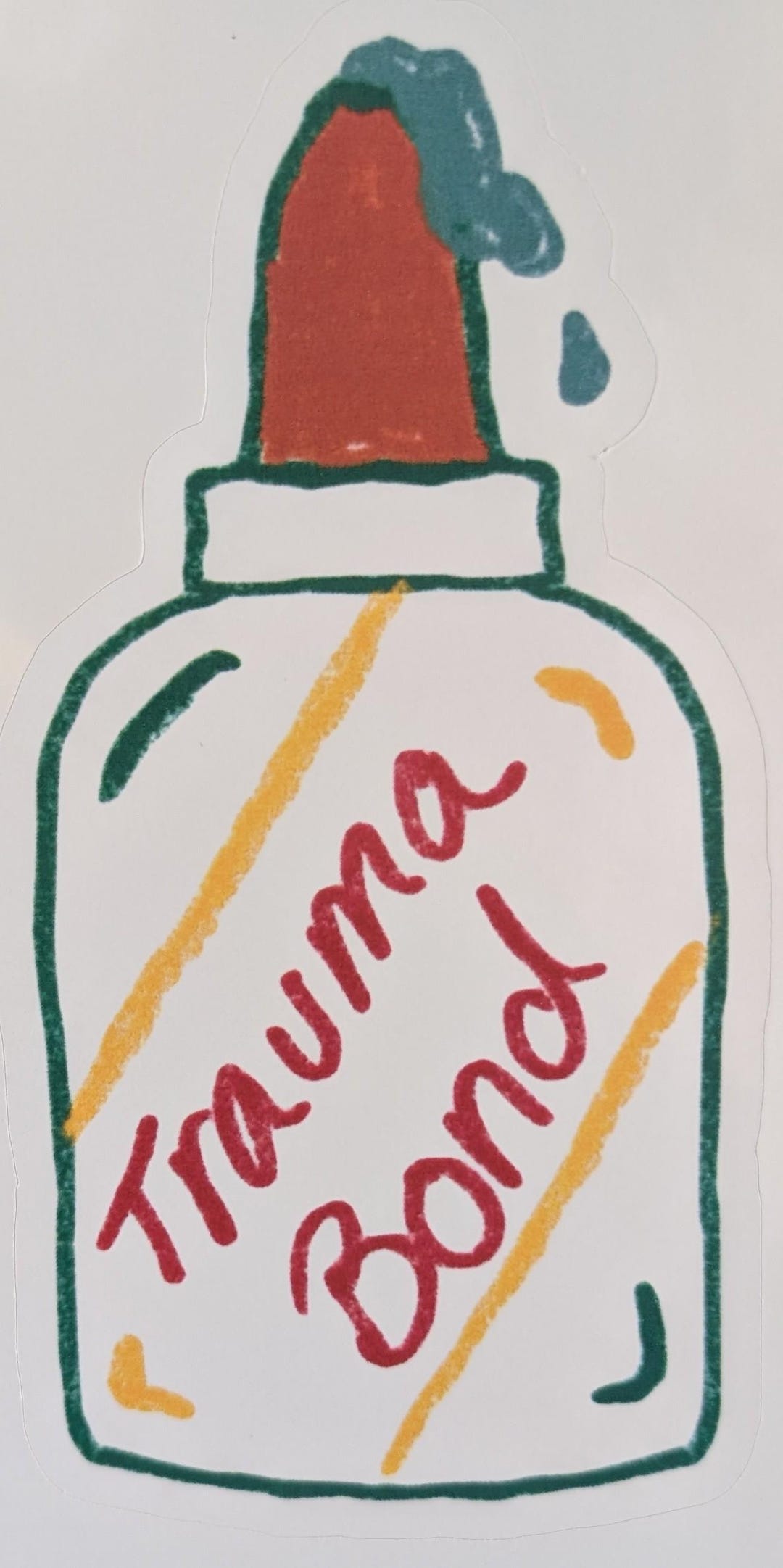 Trauma Bond Sticker - Etsy