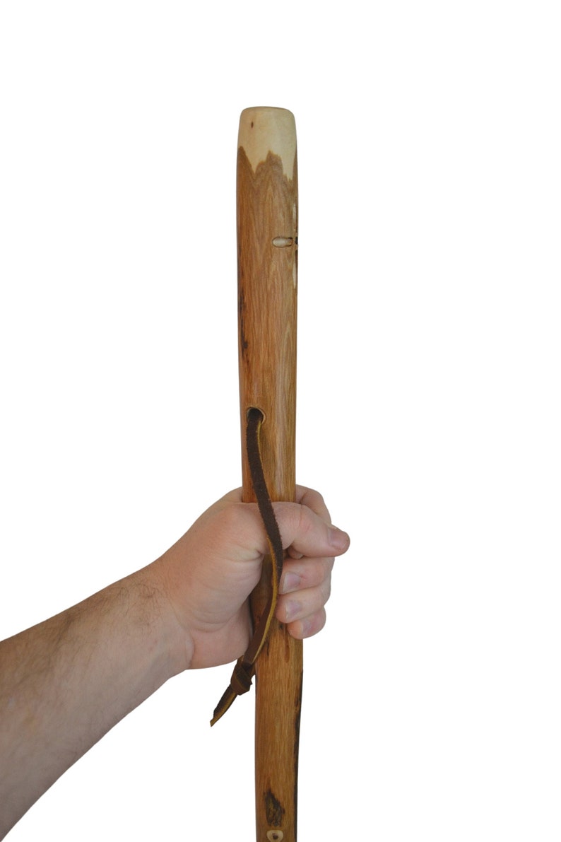 Handcrafted Christian Walking Stick With Carved Cross - Kiln-dried ...