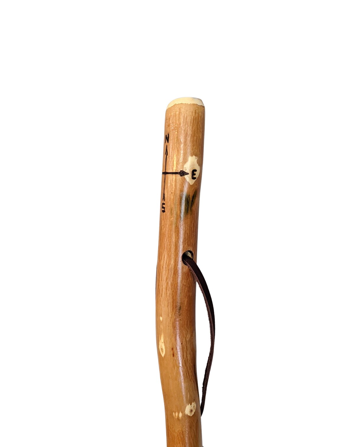 Carving of Compass on Walking Stick 2D Compass Hicking Stick - Etsy