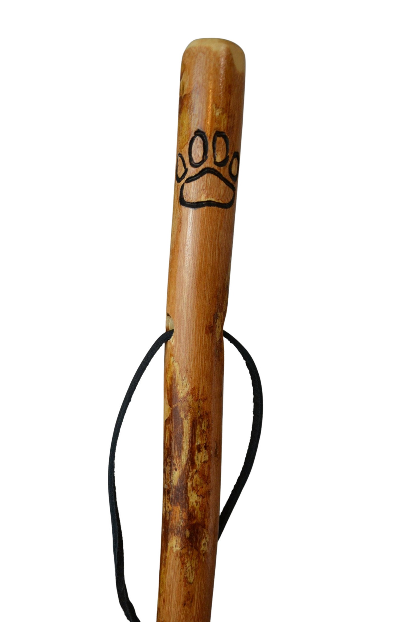 Walking Stick With Dog Print Carving at Top, You Choose the Size ...