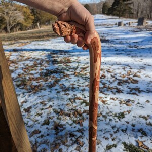 Walking Cane Carved Grizzly Bear Cane Hand Carved Walking - Etsy