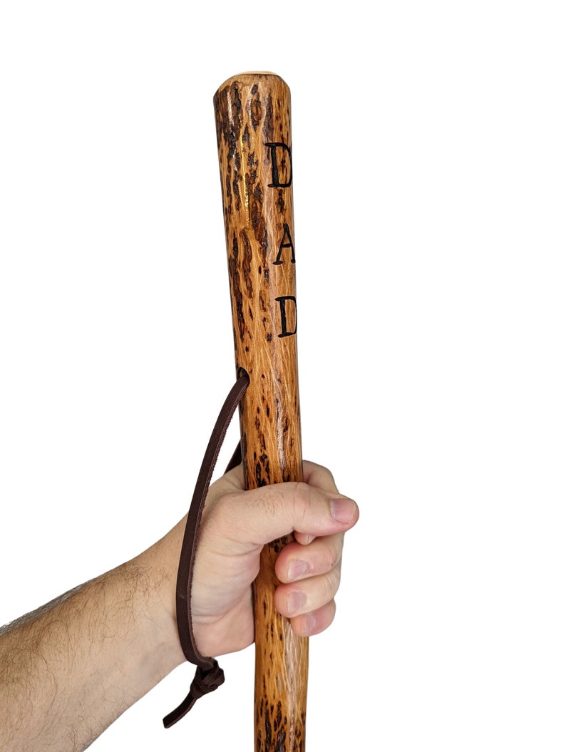 Walking Stick With "dad" Carved in Hiking Staff up to 60" Tall - Etsy