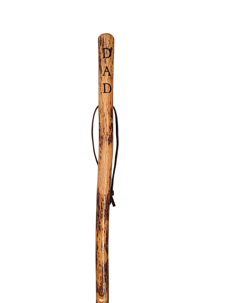 Walking Stick With "dad" Carved in Hiking Staff up to 60" Tall - Etsy