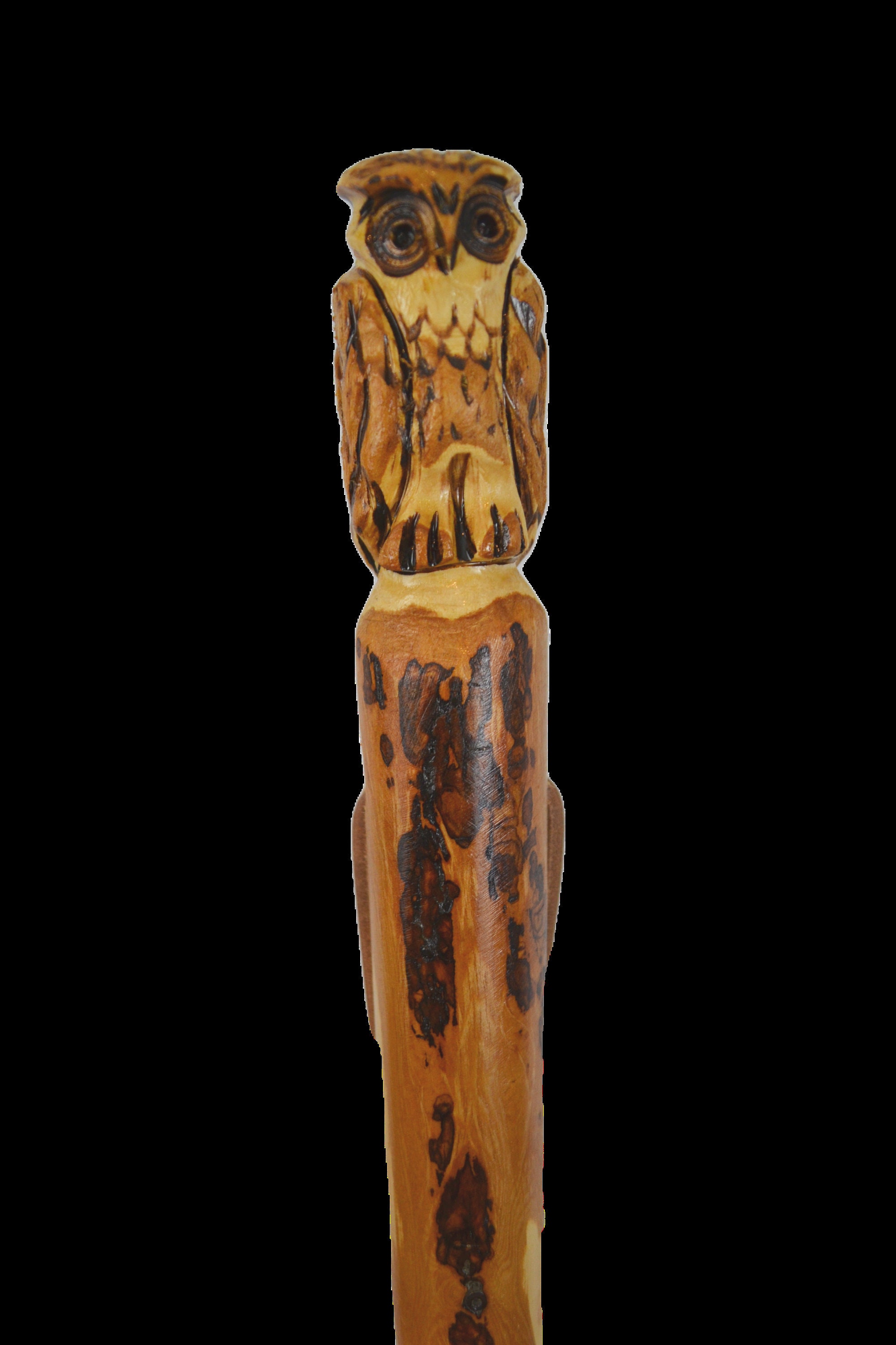 Walking Stick with Owl Carving in Hardwood Strong Kiln Dried | Etsy