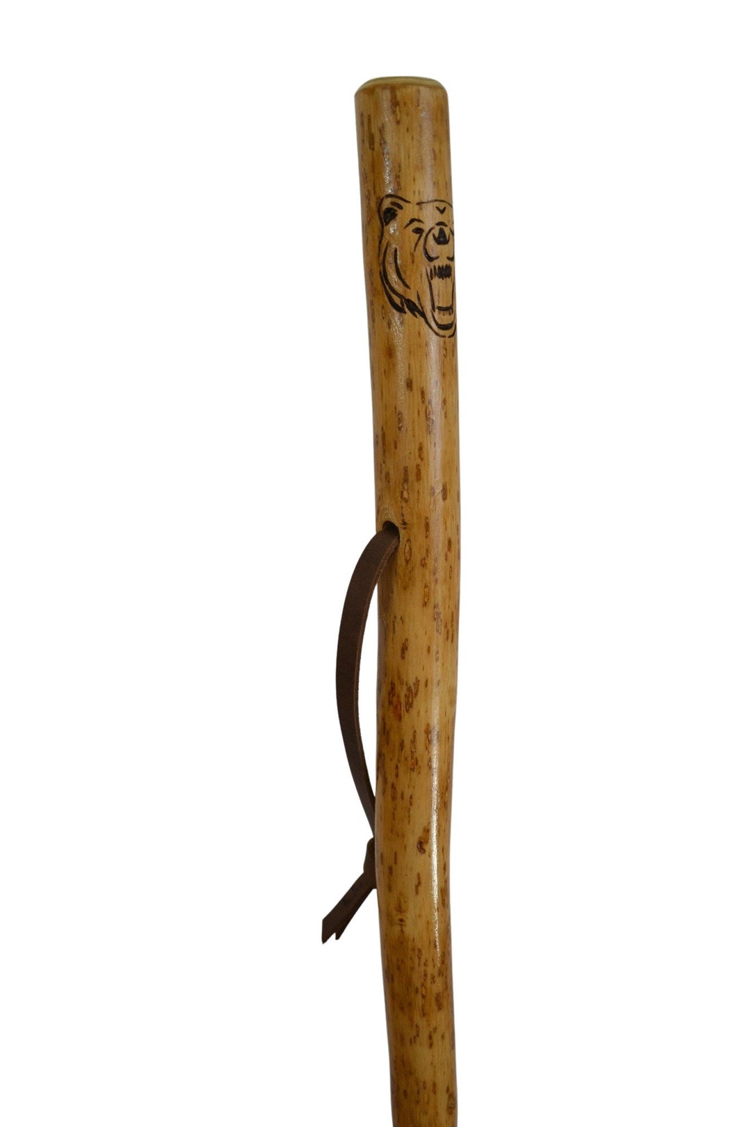 Hand Carved Walking Stick: Ozark Hiking Stick With Animal Design - Etsy