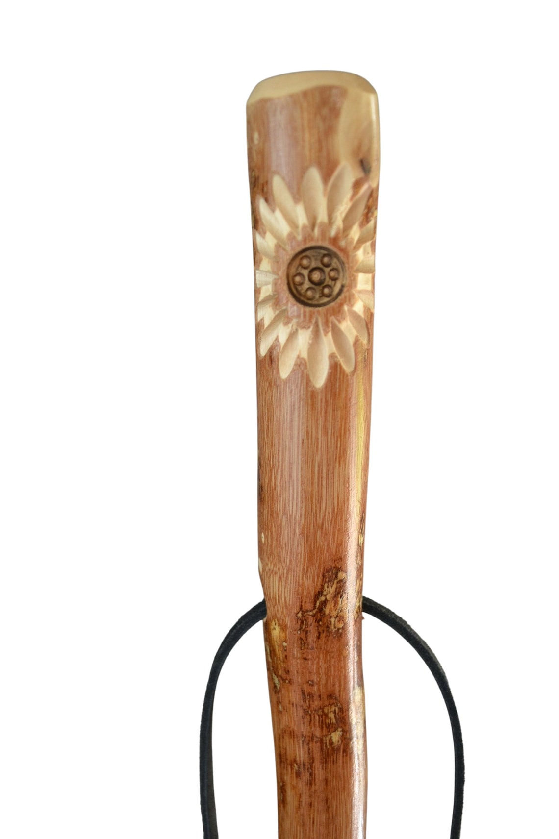 Flower Hardwood Walking Stick Staff Walkingstick Kiln - Etsy