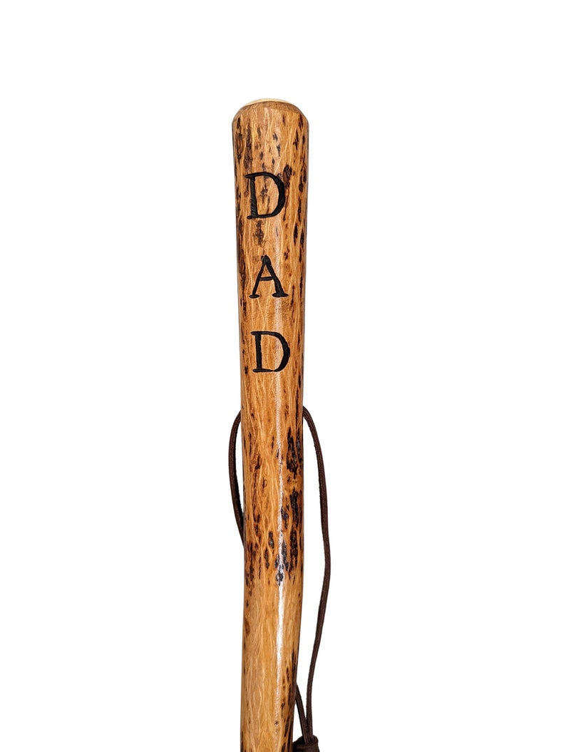 Walking Stick With "dad" Carved in Hiking Staff up to 60" Tall - Etsy