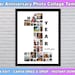 1st Birthday Photo Collage Template, Number 1 Collage, 1st Collage, 1st ...