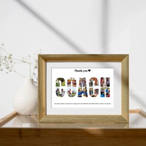 Coach Photo Collage, Editable 10 Photos Template, Gift for Coach ...