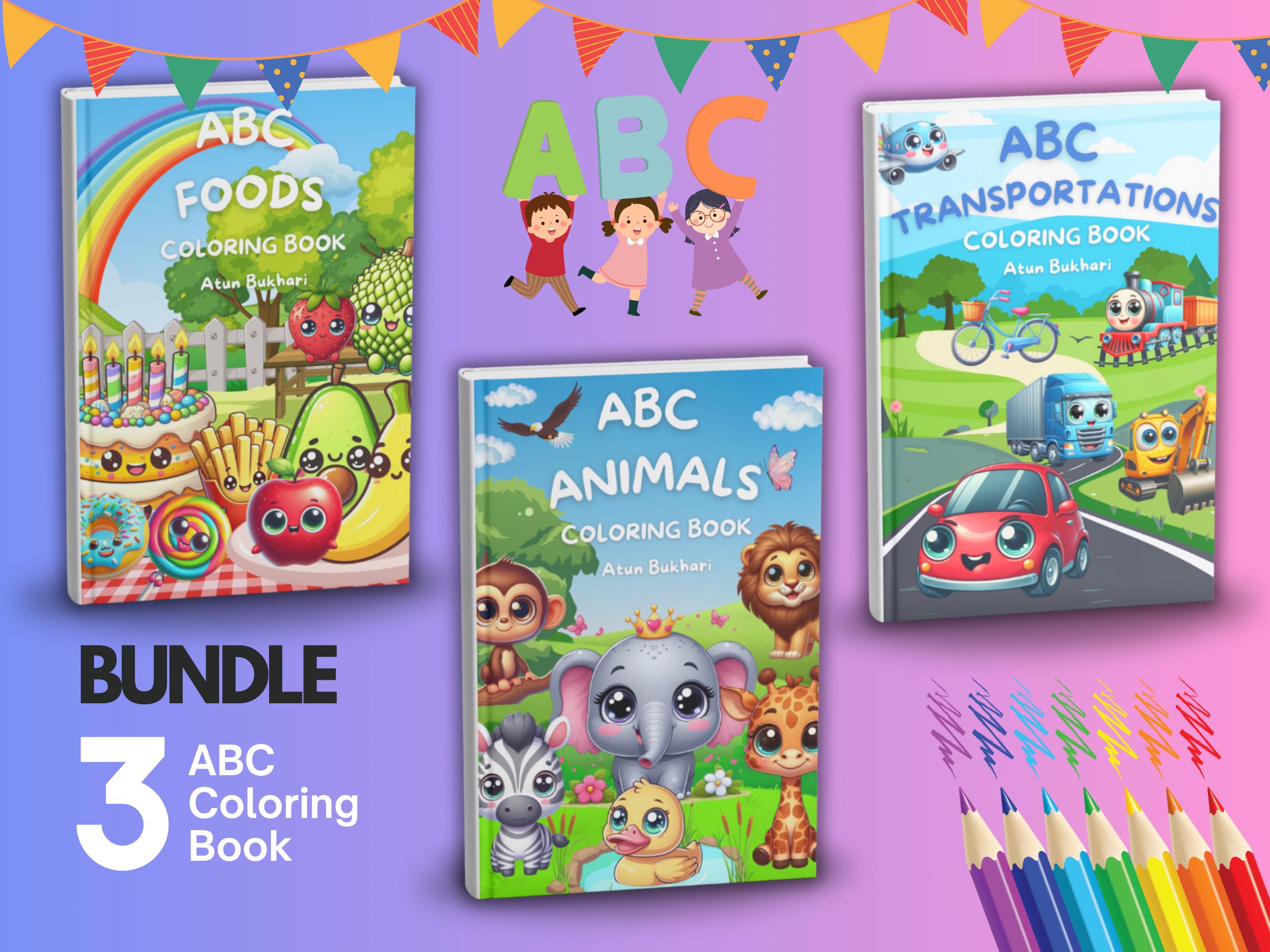 ABC Coloring Pages, Alphabet Animals, Alphabet Foods, Alphabet ...