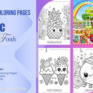 ABC Coloring Pages, Alphabet Animals, Alphabet Foods, Alphabet ...