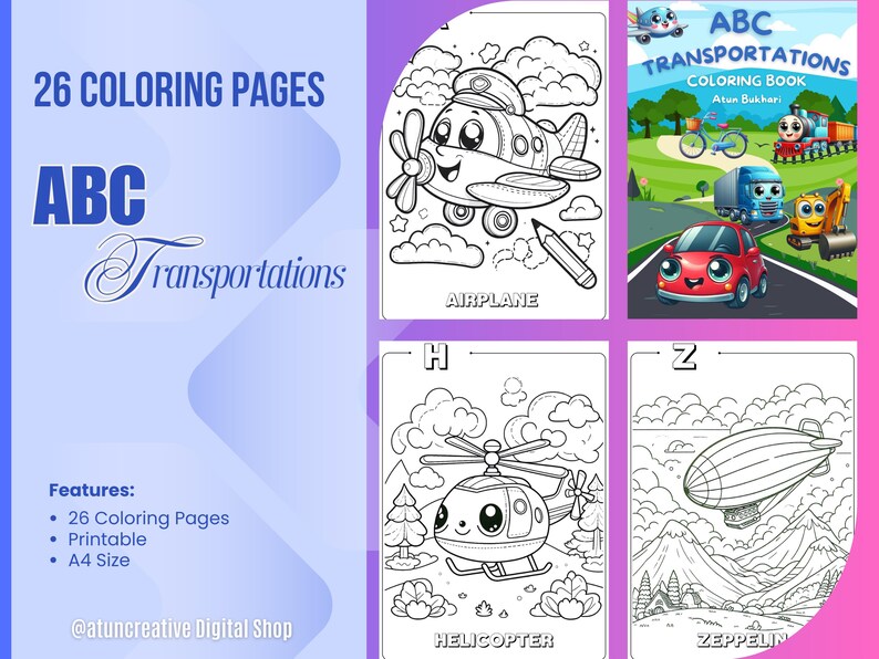 ABC Coloring Pages, Alphabet Animals, Alphabet Foods, Alphabet ...