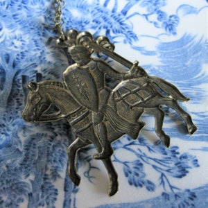 Knight Necklace Sir Lancelot Knight in Shining Armor Necklace Medieval ...