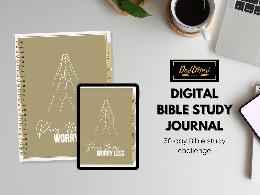 30 Day Digital Bible Study Journal Challenge - Etsy