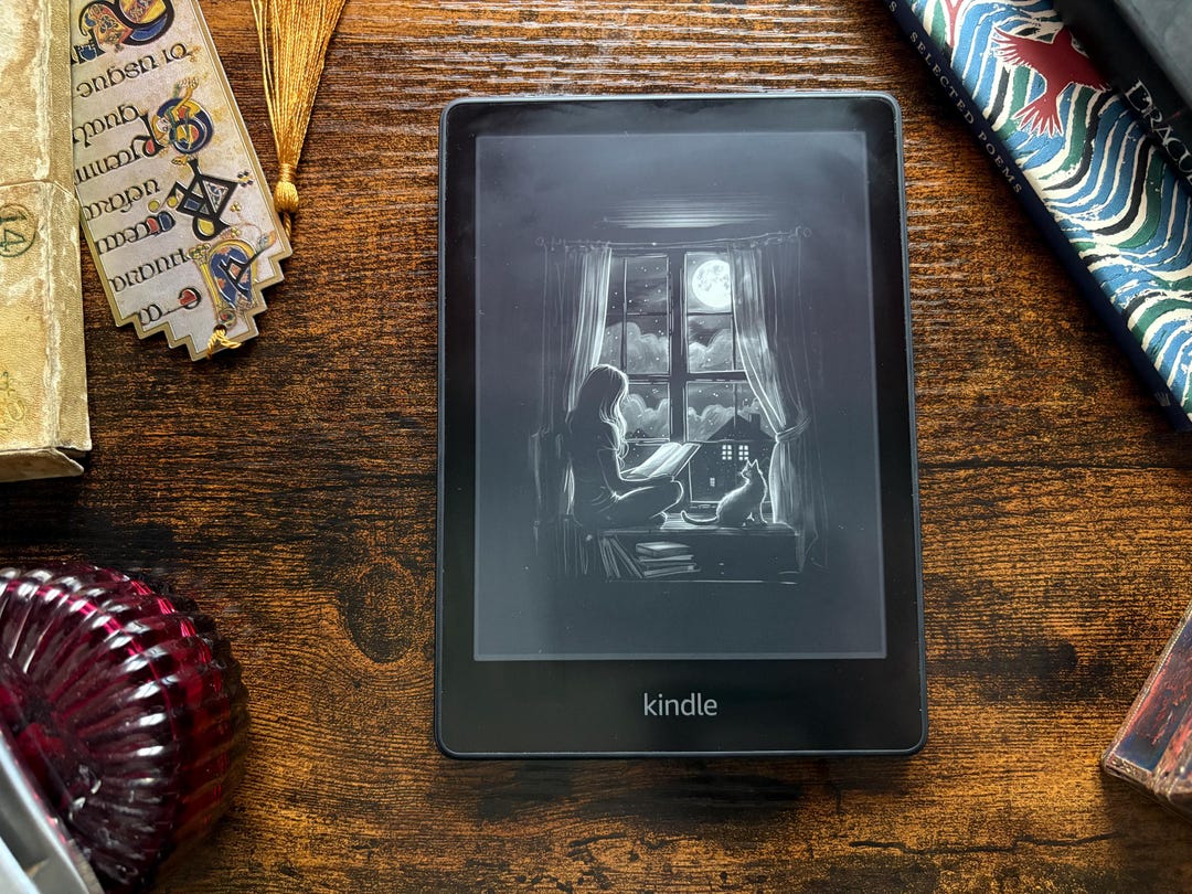 Midnight Reading, Cozy Night, Kindle Wallpaper, Kindle Background ...