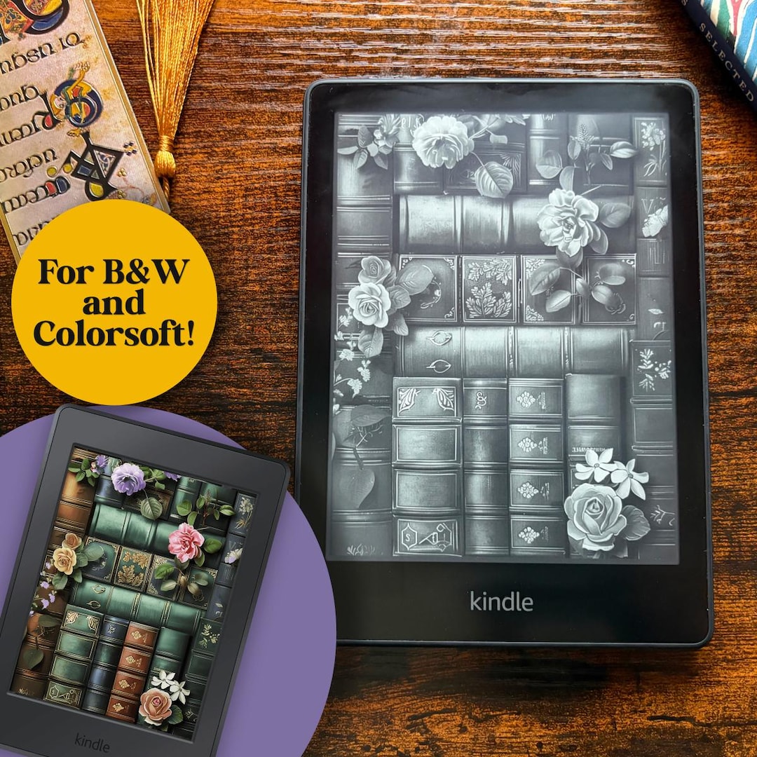 Pile of Books, Kindle Color Lockscreen,kindle Color Wallpaper,kindle ...