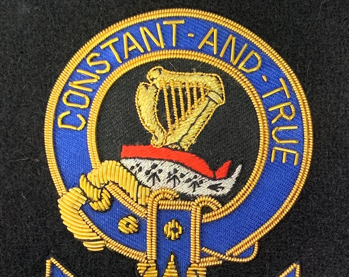 Rose Scottish Clan Embroidered Crest - Etsy