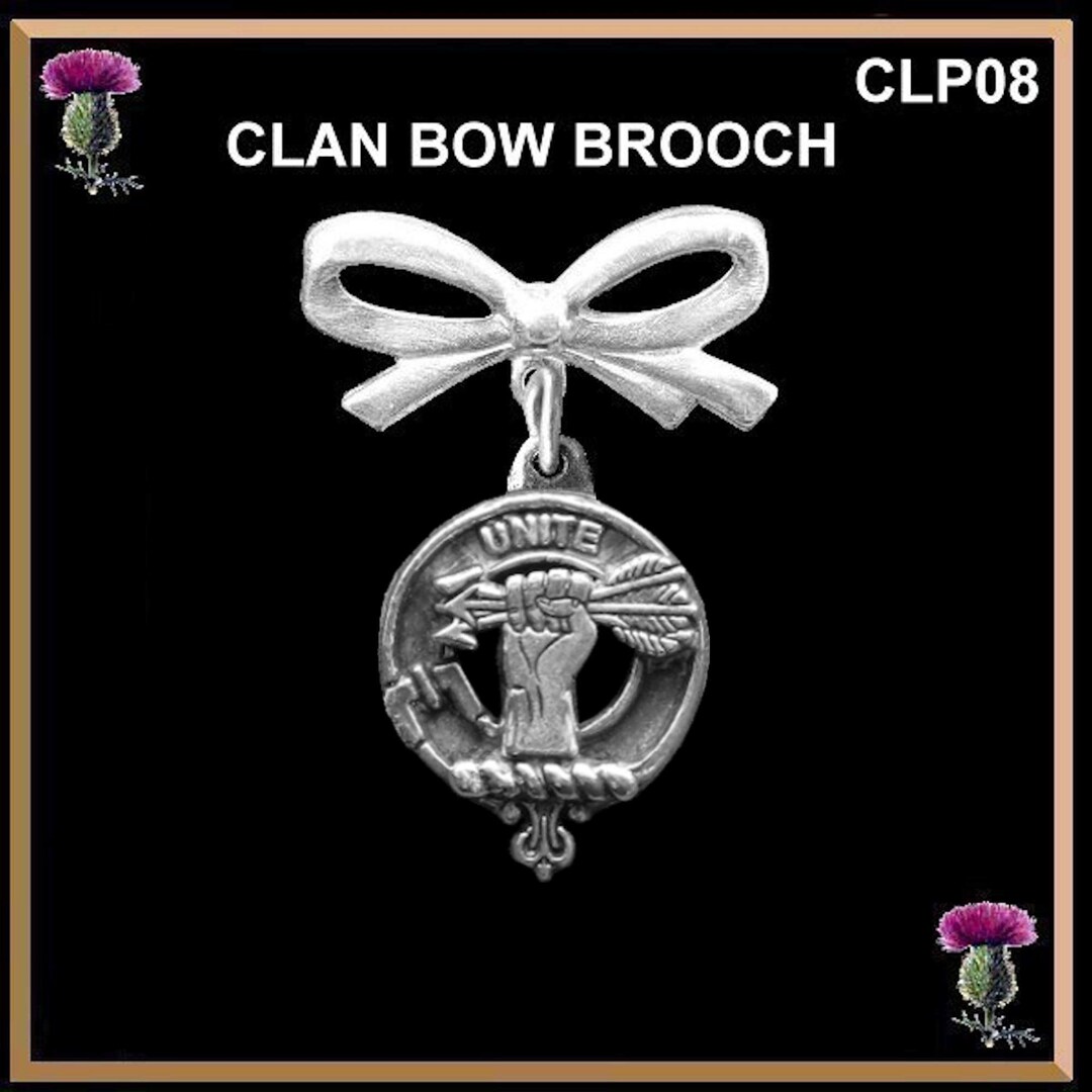 Brodie Scottish Clan Bow Brooch - Etsy