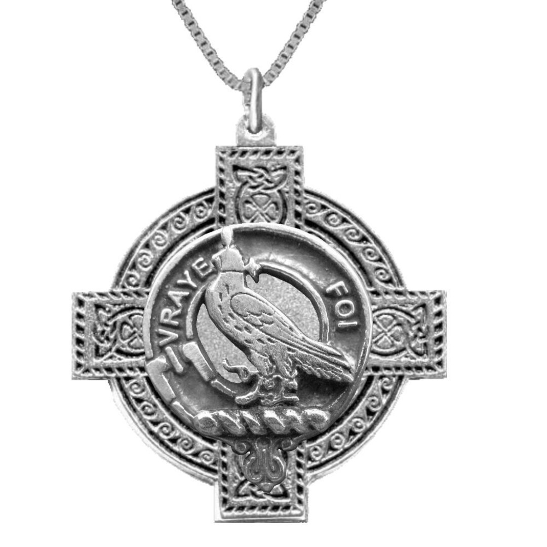 Boswell Clan Crest Celtic Cross Pendant Scottish ~ CLP04 - Etsy