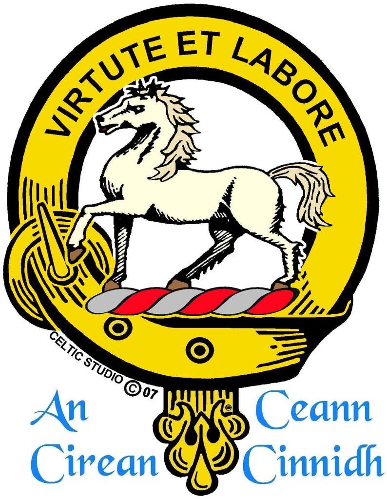 Cochrane Clan Crest Regular Buckle | Etsy