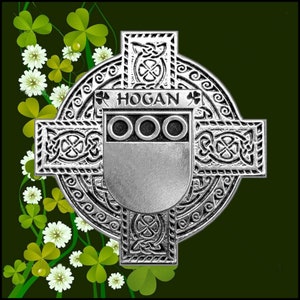 Hogan Irish Coat of Arms Badge Glass Beer Mug - Etsy