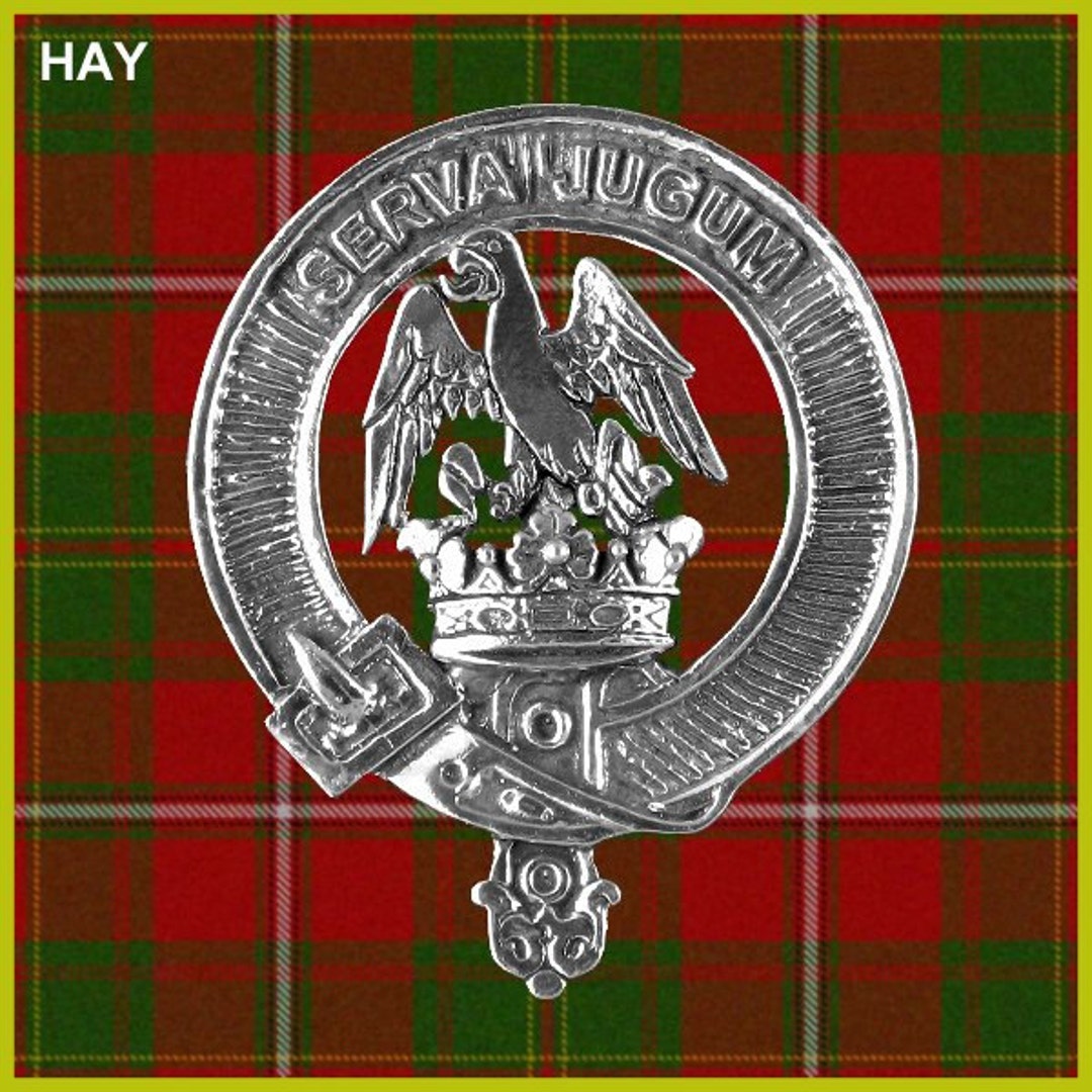 Hay Clan Crest Scottish Cap Badge CB02 - Etsy
