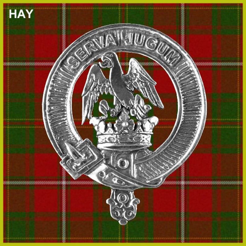 Hay Clan Crest Scottish Cap Badge CB02 | Etsy
