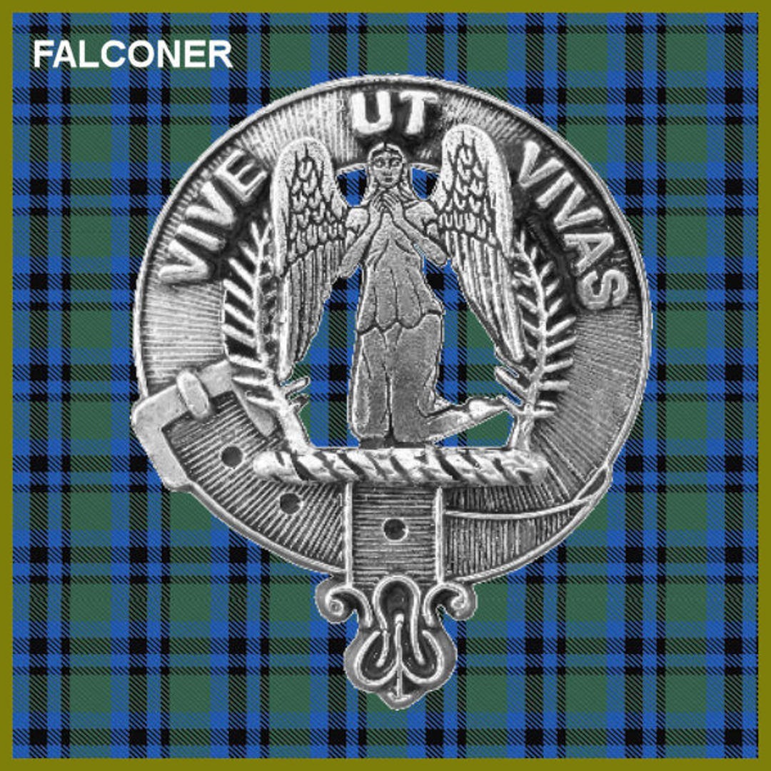 Falconer Clan Crest Scottish Cap Badge CB01 - Etsy