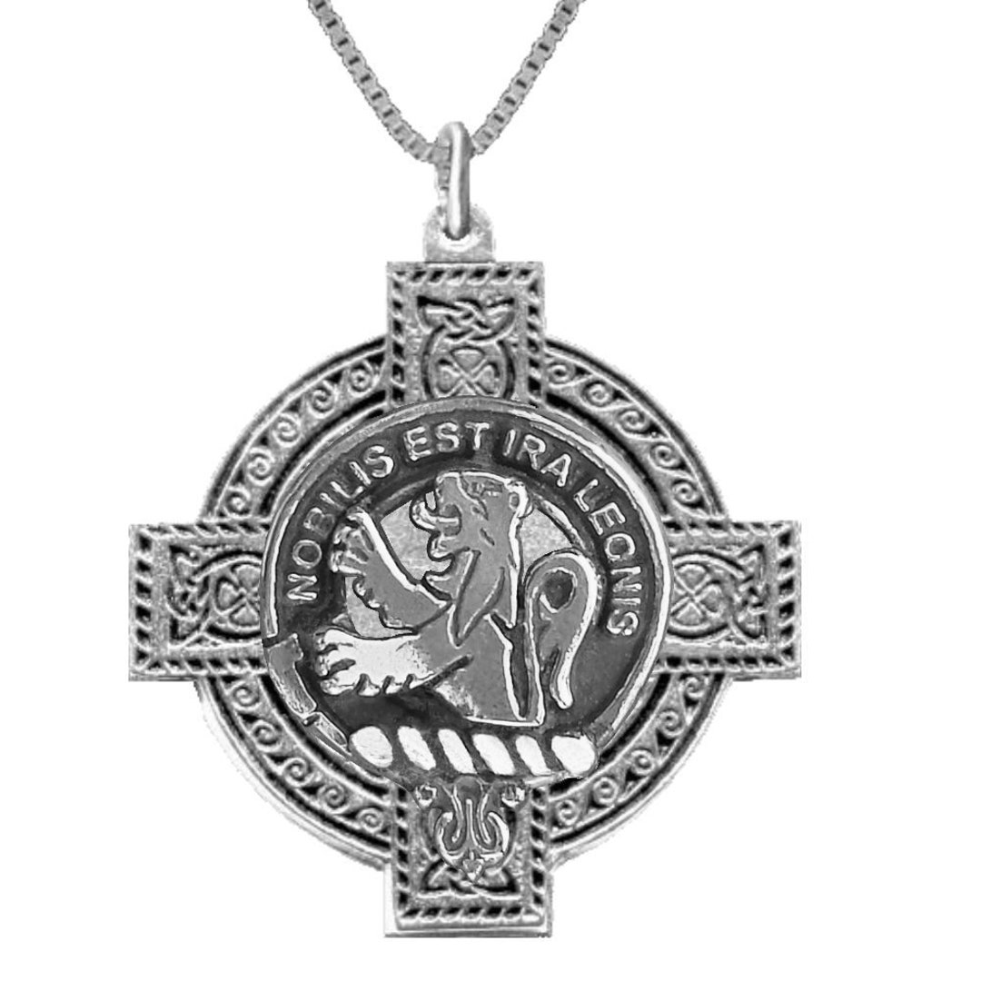 Stuart Clan Crest Celtic Cross Pendant Scottish ~ CLP04 - Etsy