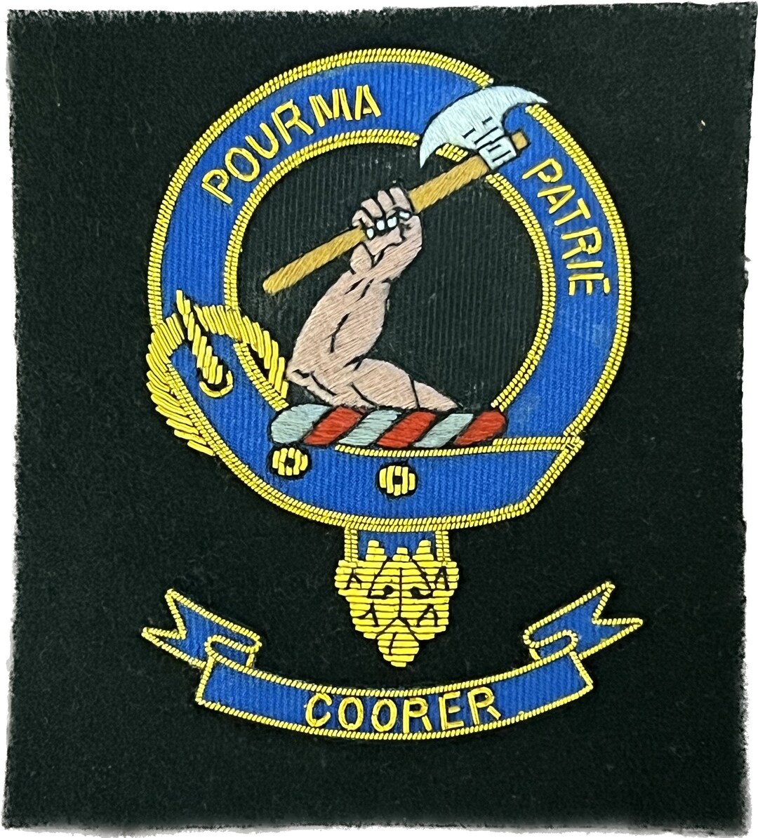 Cooper Scottish Clan Embroidered Crest - Etsy