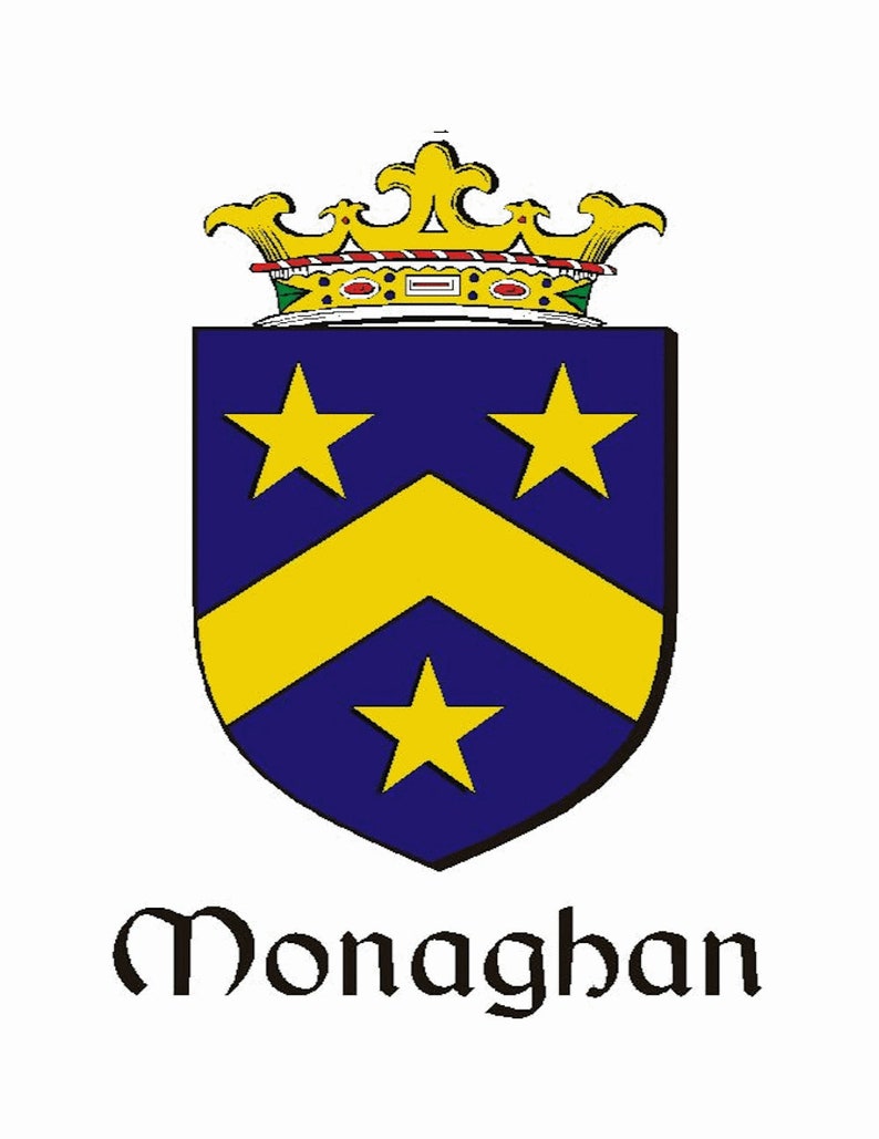 Monaghan Irish Family Coat of Arms Stick Pin - Etsy