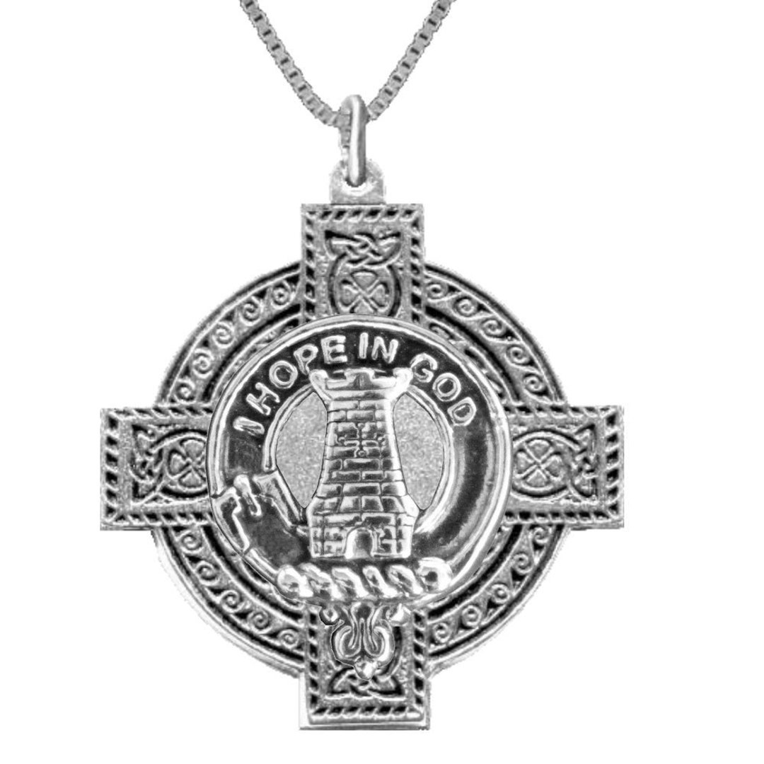 Macnaughton Clan Crest Celtic Cross Pendant Scottish ~ CLP04 - Etsy