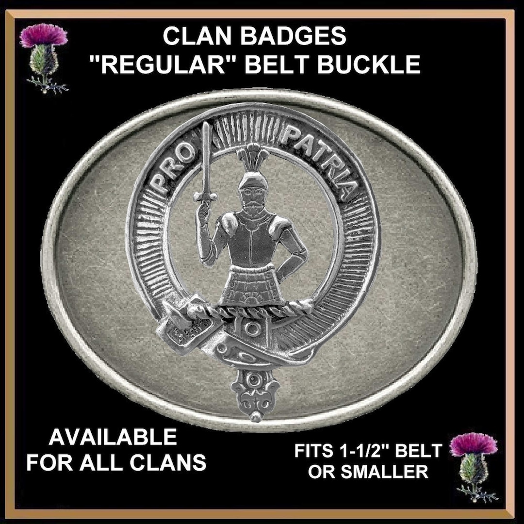 Bannerman Clan Crest Regular Buckle - Etsy