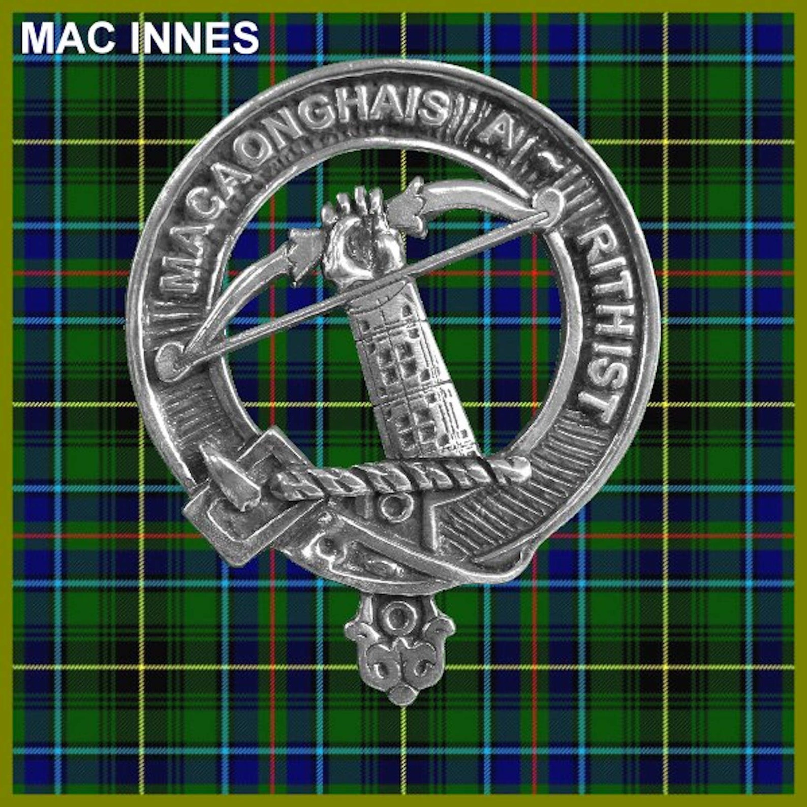 Macinnes Clan Crest Regular Buckle - Etsy