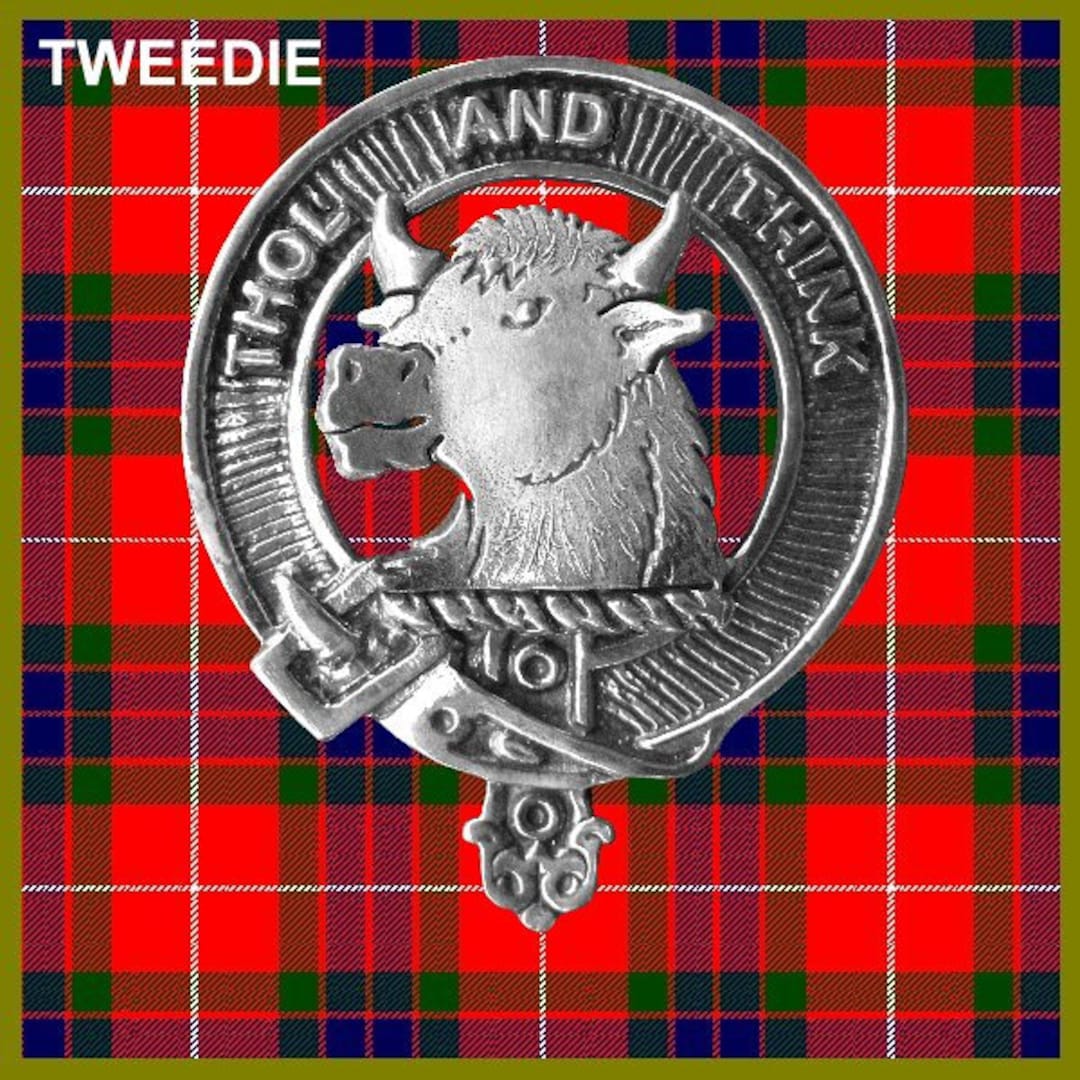 Tweedie Clan Crest Scottish Cap Badge CB02 - Etsy