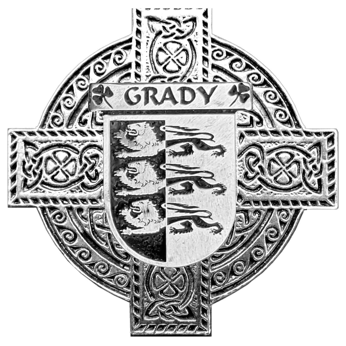 O'grady Irish Coat of Arms Interlace Kilt Buckle - Etsy
