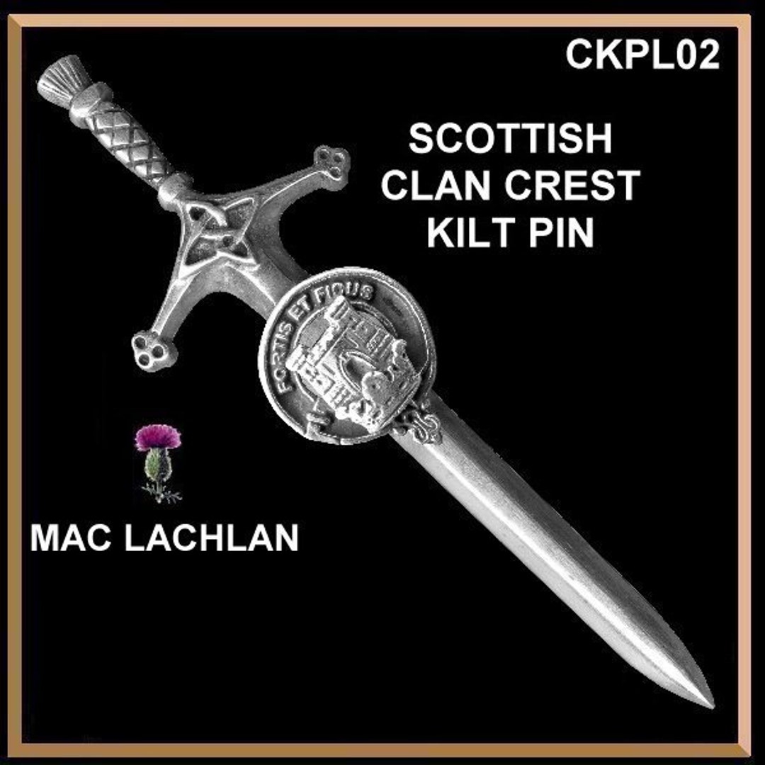 Maclachlan Clan Crest Kilt Pin, Scottish Pin ~ CKP02 - Etsy