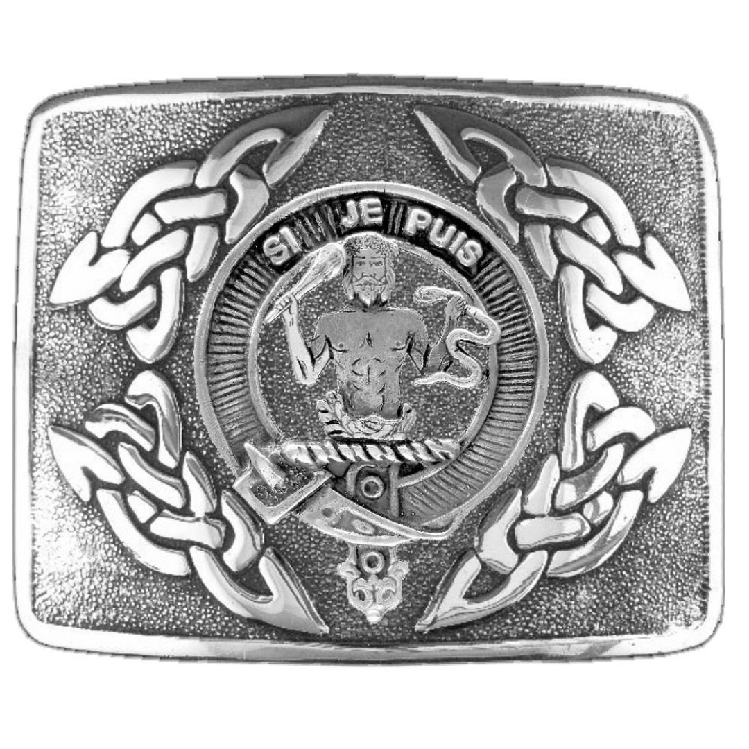 Livingston Clan Crest Interlace Kilt Belt Buckle - Etsy