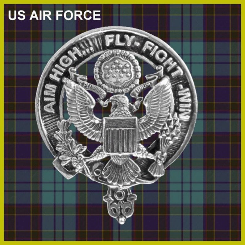 US Air Force Cian Clan Crest Regular Buckle - Etsy