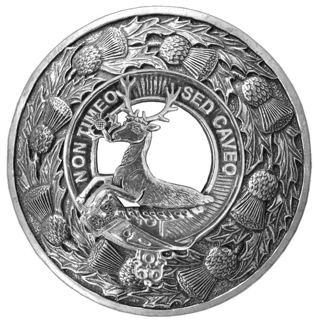 Strachan Clan Badge Scottish Plaid Brooch - Etsy