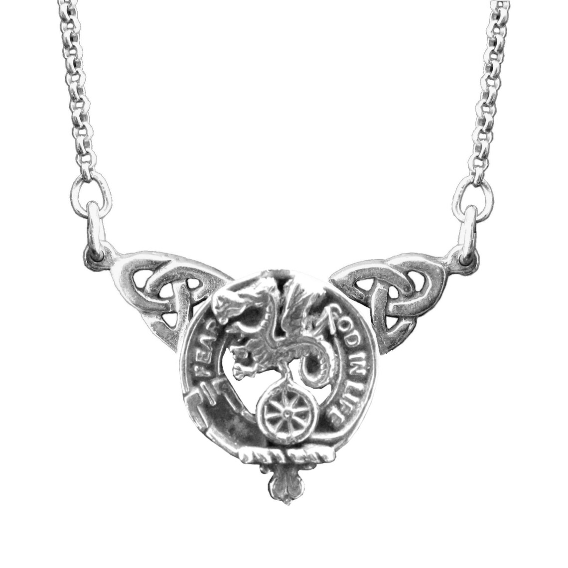 Somerville Clan Crest Double Drop Pendant CLP03 - Etsy