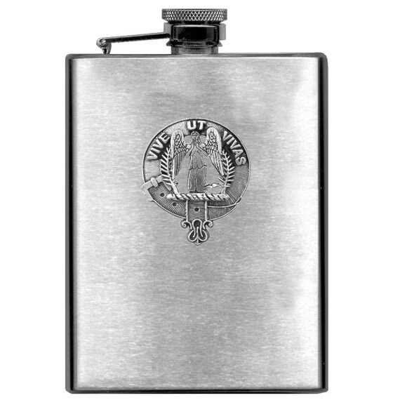 Falconer 8oz Clan Crest Scottish Badge Flask | Etsy