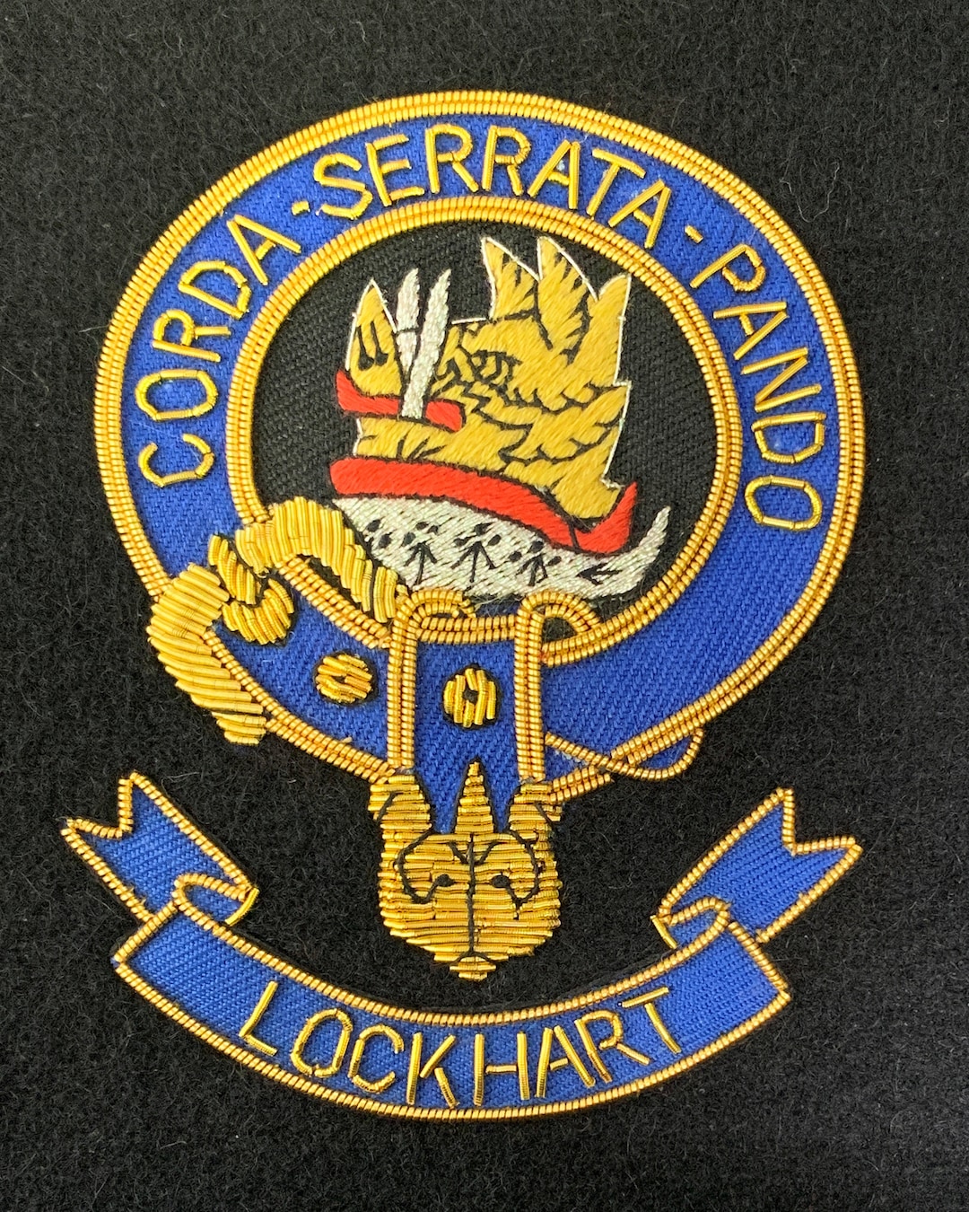 Lockhart Scottish Clan Embroidered Crest - Etsy