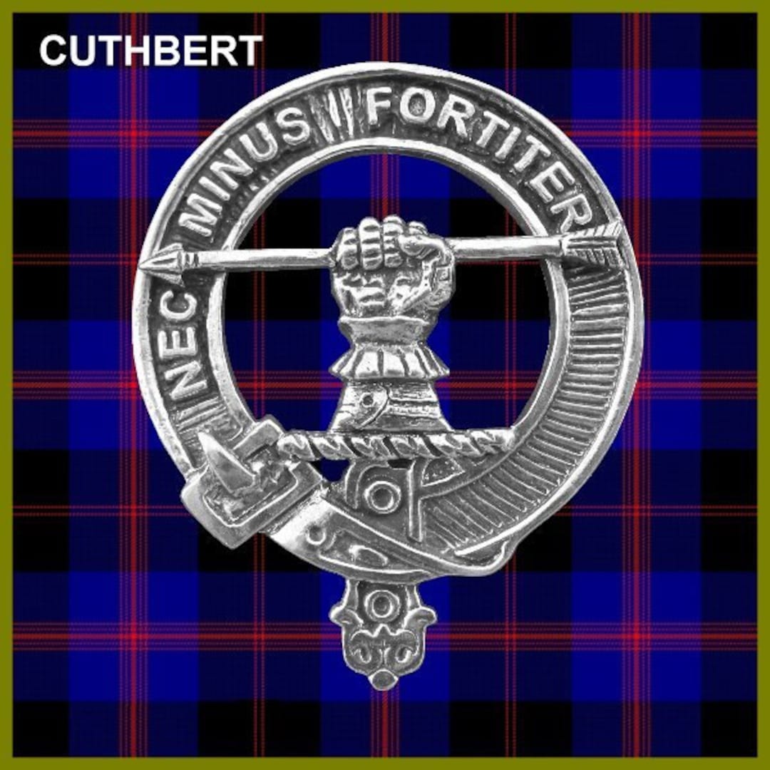 Cuthbert Clan Crest Scottish Cap Badge CB02 - Etsy