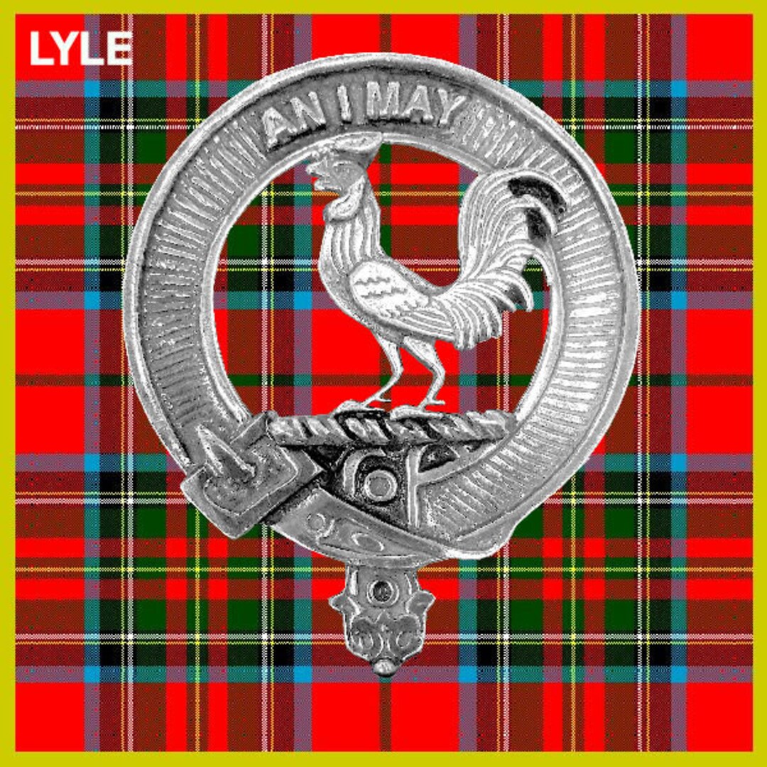 Lyle Clan Crest Scottish Cap Badge CB02 - Etsy