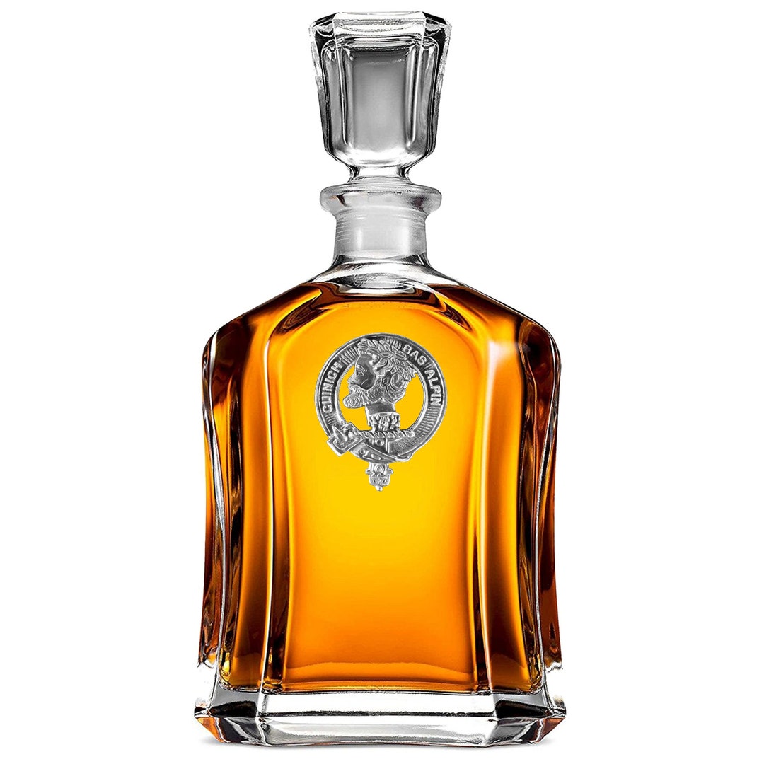 Macalpine Clan Crest Badge Whiskey Decanter - Etsy