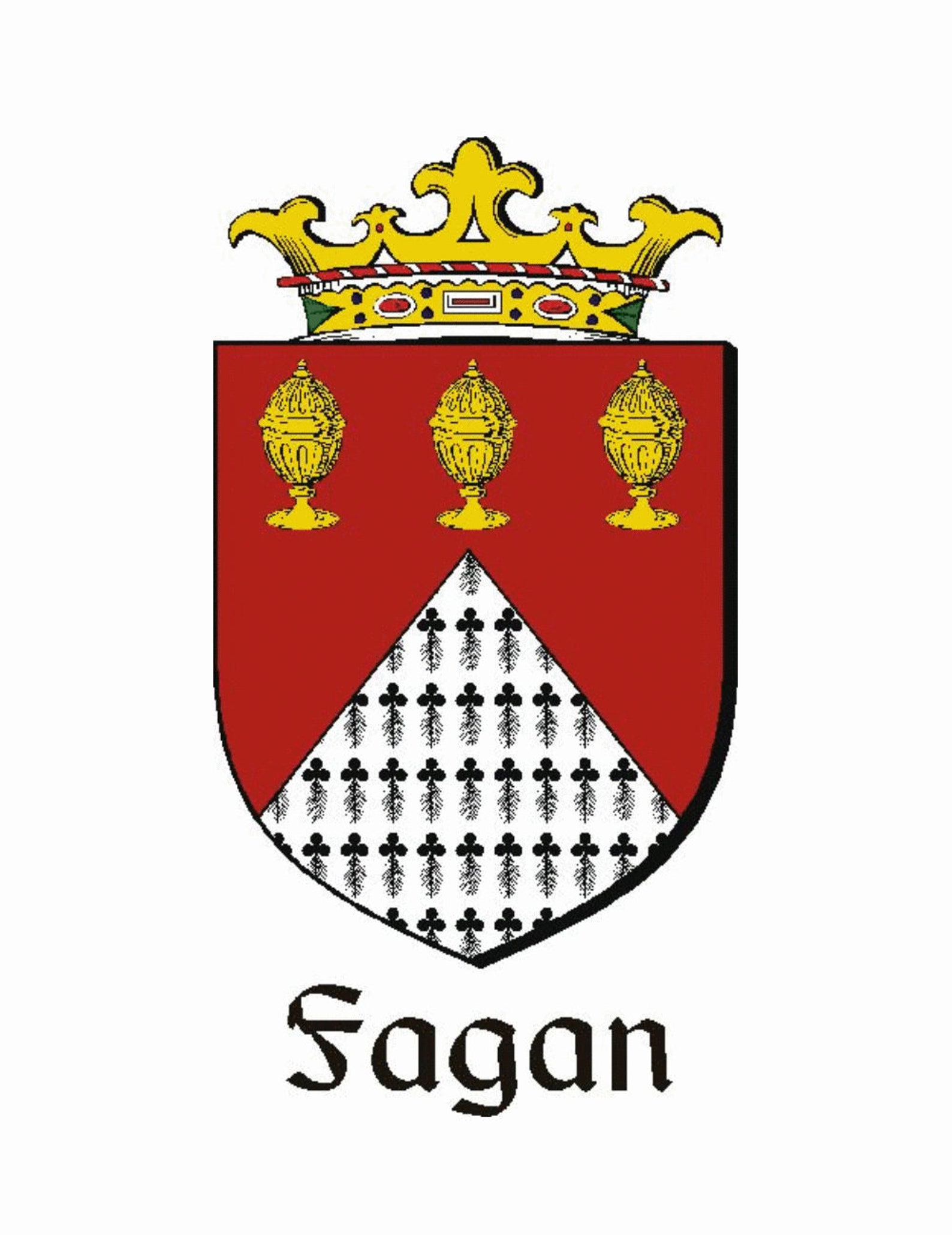 Fagan Irish Coat of Arms Gents Ring IC100 - Etsy Canada