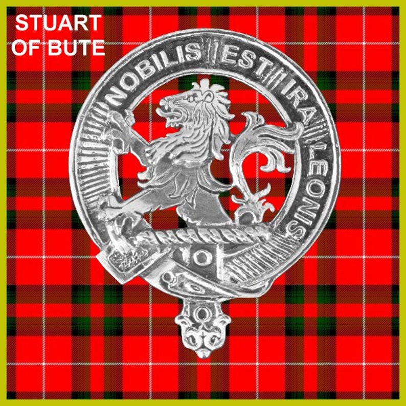 Stuart Clan Crest Badge Skye Decanter - Etsy